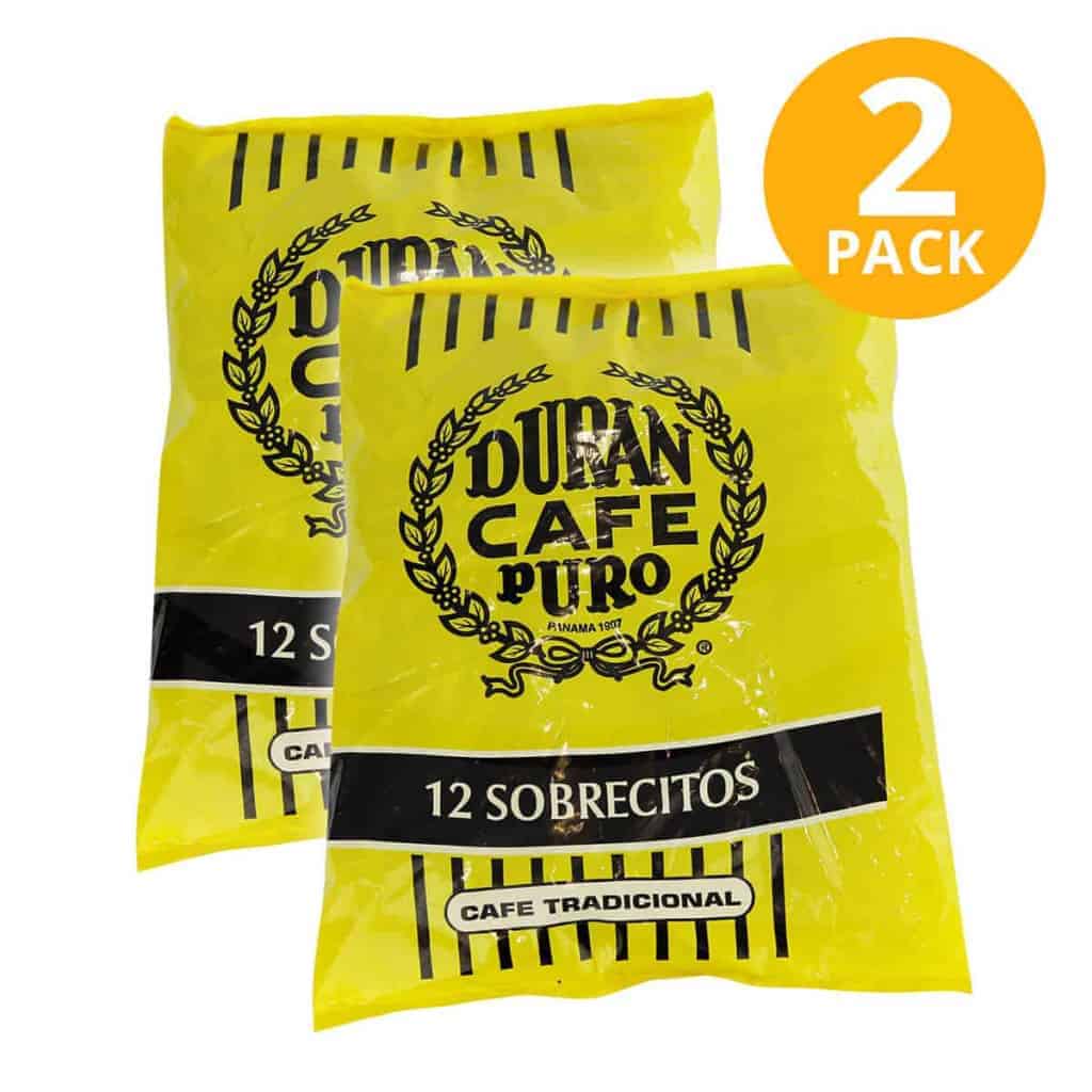 Café Puro Tradicional, Durán, 24 Sobrecitos de 22 gr (Pack de 2 x 12 ...