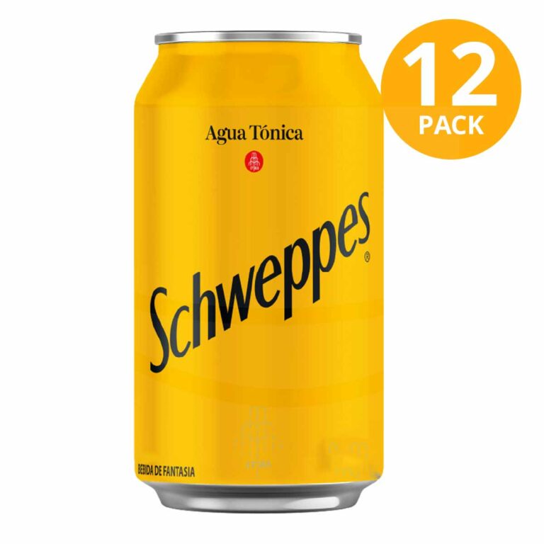 Schweppes Agua Tónica (Quinada), 354 ml (Pack de 12) - Superunico - El ...