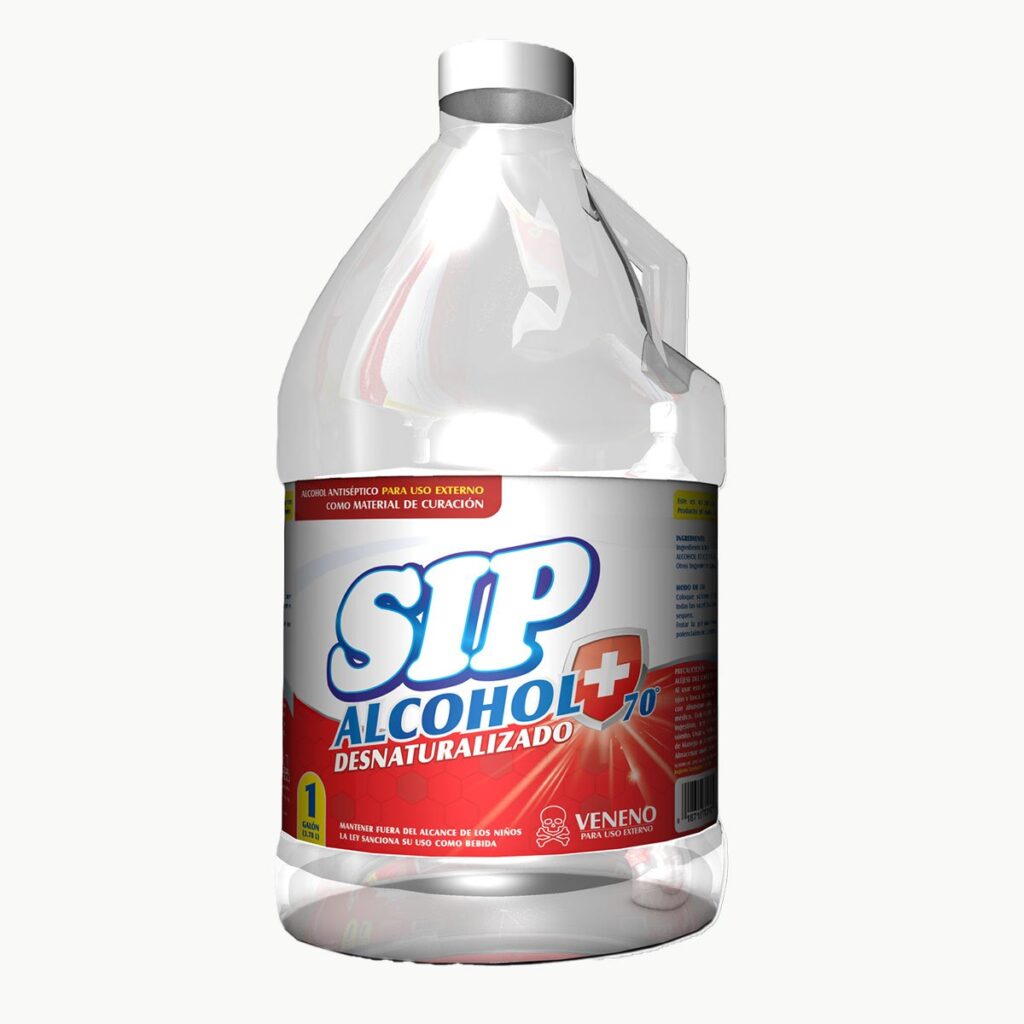 SIP Alcohol Desnaturalizado 70%, 1 Galón - Superunico - El Supermercado ...