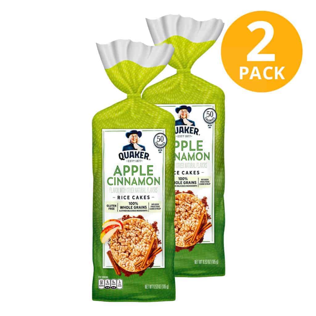 Quaker Apple Cinnamon, Rice Cakes, 6.53 OZ (Pack de 2) - Superunico ...