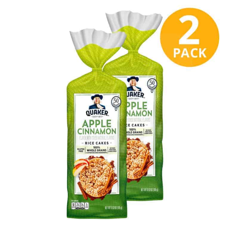 Quaker Apple Cinnamon, Rice Cakes, 6.53 OZ (Pack de 2) - Superunico ...