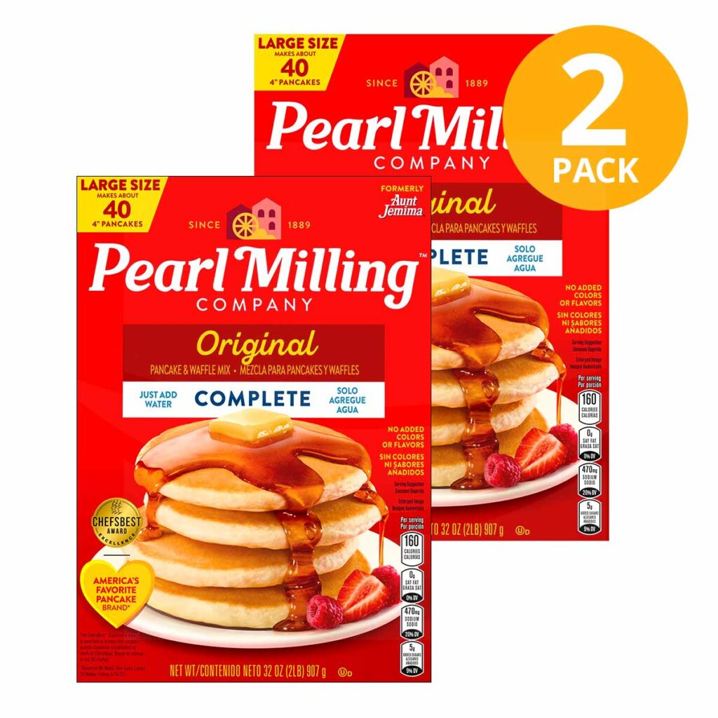 Pearl Milling Company Original Pancake & Waffle Mix Complete, 32 OZ ...