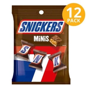 Snickers Minis Chocolates 4.40 OZ (Pack de 12 Bolsas) - Superunico - El ...