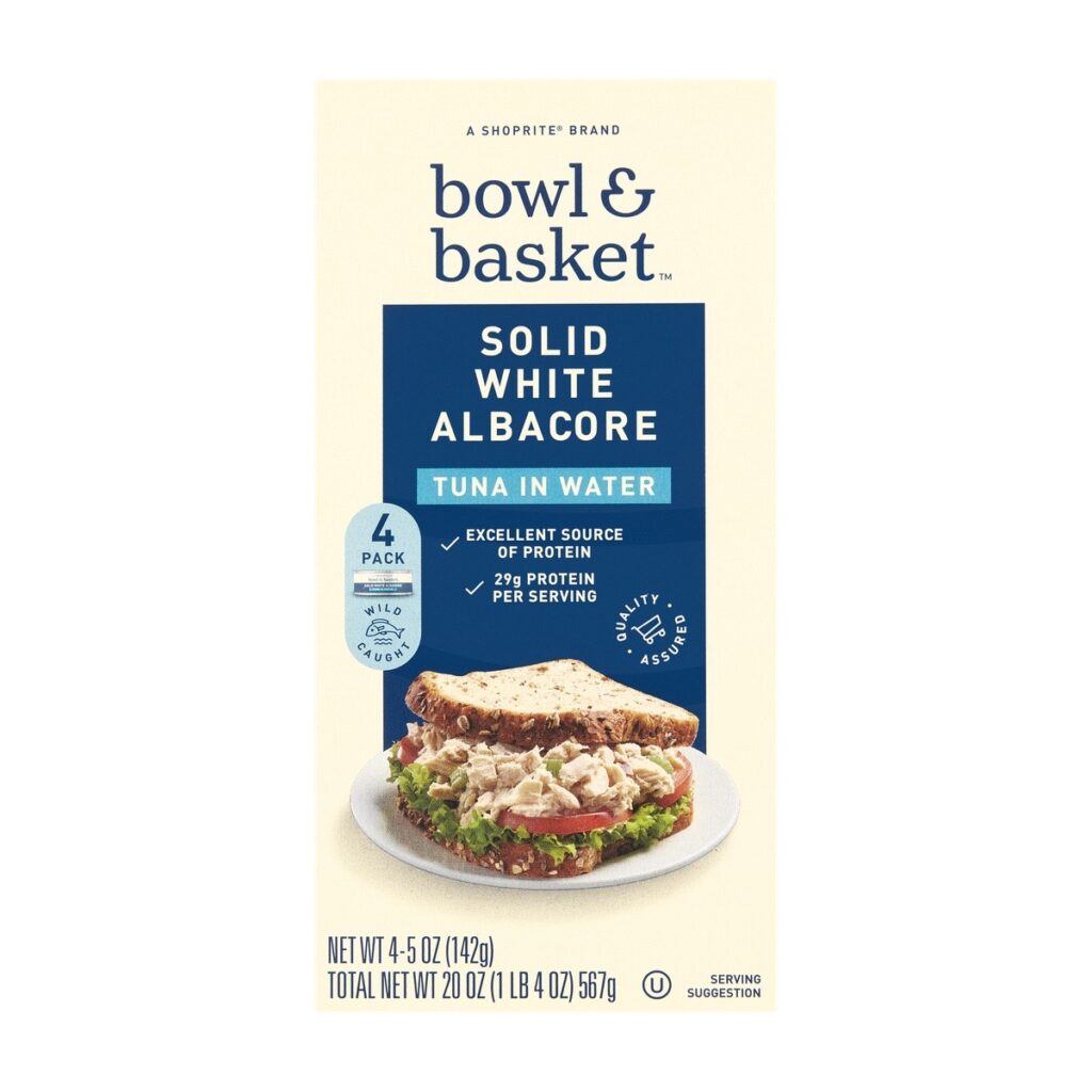 Bowl & Basket Atún Solid White Albacore, 5 OZ (Pack de 4) - Superunico ...