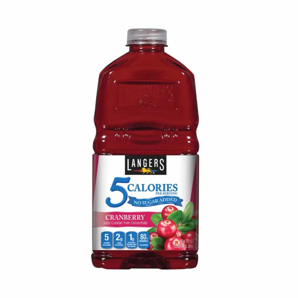 Langers 5 Calorie Cranberry Juice, 64 OZ - Superunico - El Supermercado ...