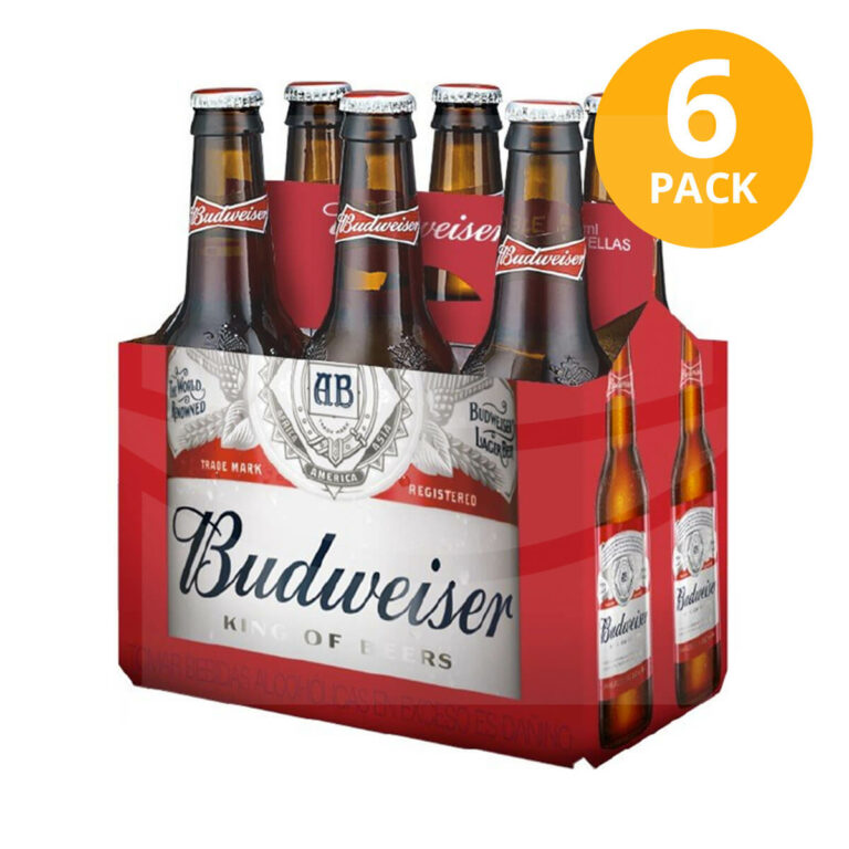 Budweiser, Cerveza, Botella 355 ml (Pack de 6) - Superunico - El ...