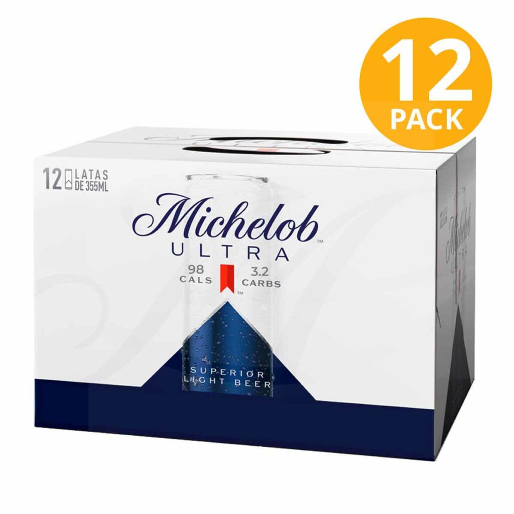 Michelob Ultra, Cerveza, Lata 355 ml (Pack de 12) - Superunico - El ...