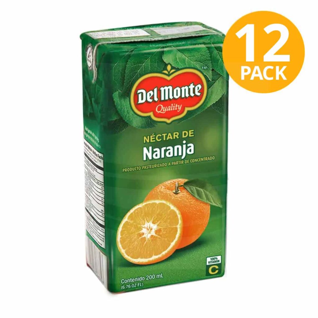 Del Monte Néctar de Naranja 200 ml (Pack de 12) - Superunico - El ...