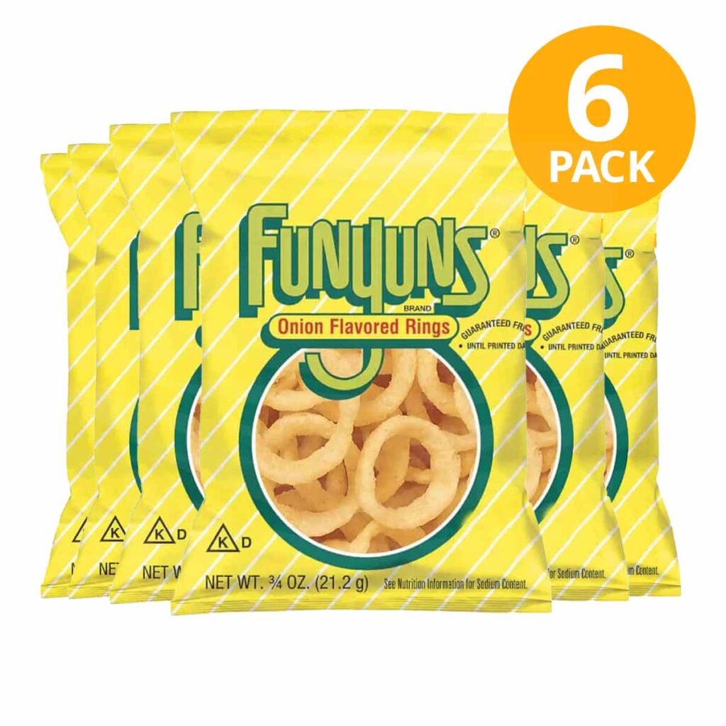 Funyuns, Onion Flavored Rings, 0.75 OZ (Pack de 6) - Superunico - El Supermercado 100% Online de ...