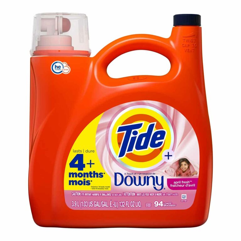 Tide Plus a Touch of Downy, April Fresh, Detergente Líquido, HE Turbo ...