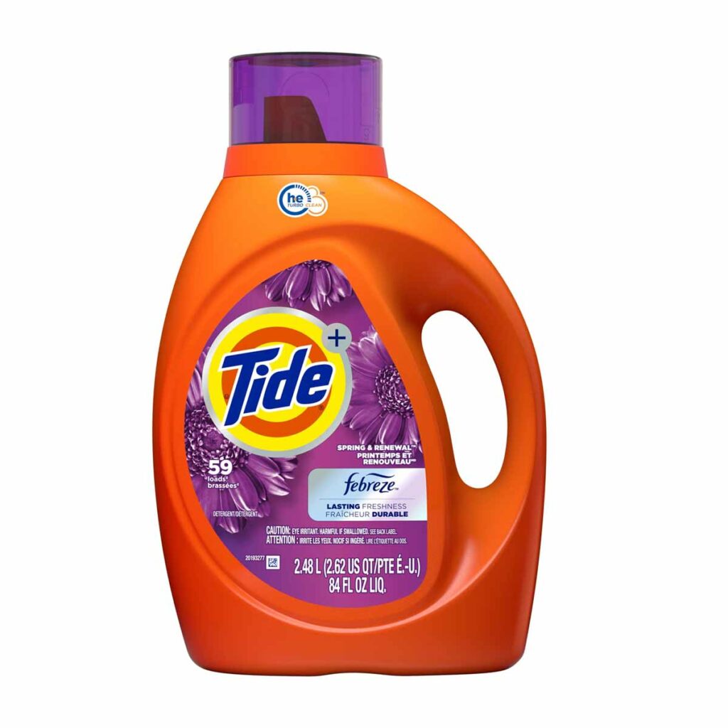 Tide Plus Febreze, Detergente Líquido, HE Turbo, 84 OZ - Superunico ...