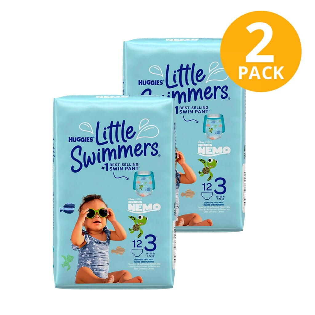 Huggies Little Swimmers S, 12 Pañales para Agua (Pack de 2 ...