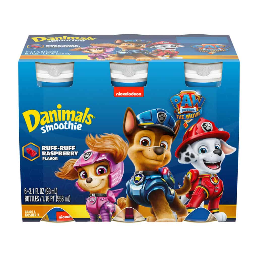 Yogurt Danimals Smoothie, Raspberry, 3.1 OZ (Pack de 6) - Superunico ...