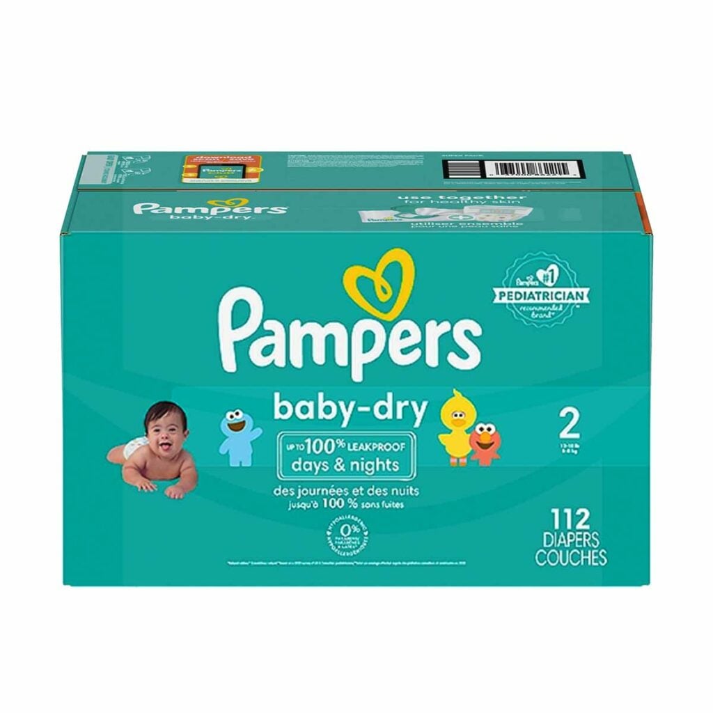 Pampers Baby Dry Talla 2, 112 Pañales - Superunico - El Supermercado ...