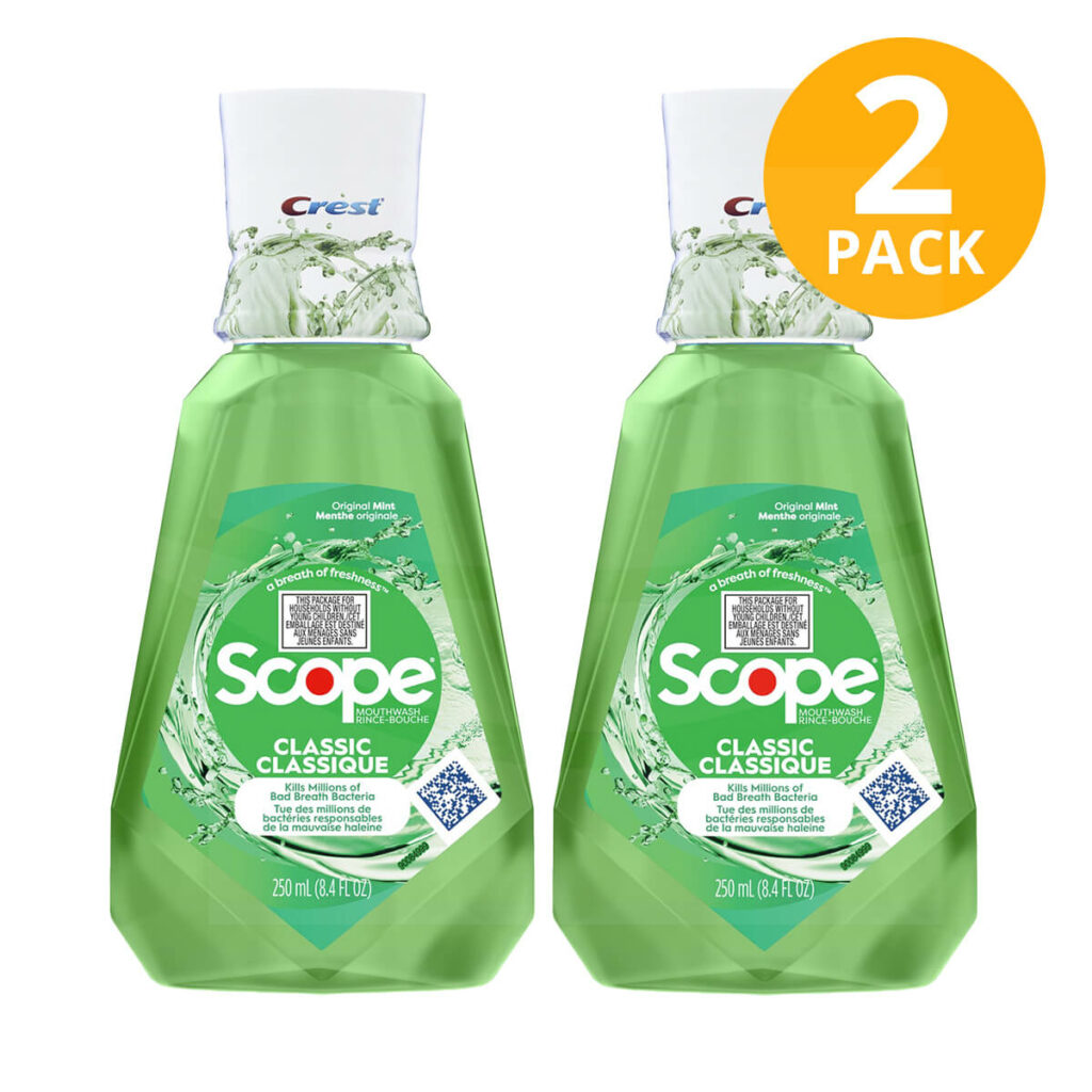Crest Scope Classic, Enjuague Bucal, 250 ml (Pack de 2) - Superunico ...