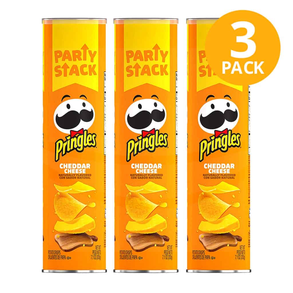 Pringles, Cheddar Cheese, Mega Stack, 7.1 OZ (Pack de 3) - Superunico ...