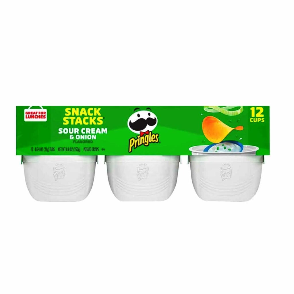 Pringles, 12 Snack Stacks, Sour Cream & Onion - Superunico - El ...