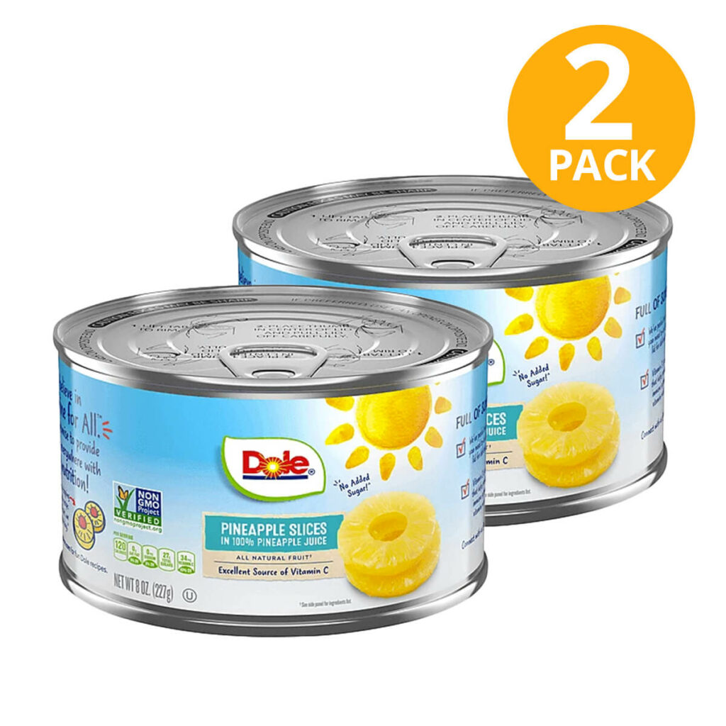 Dole, Pineapple Slices, 8 OZ (Pack de 2) - Superunico - El Supermercado ...