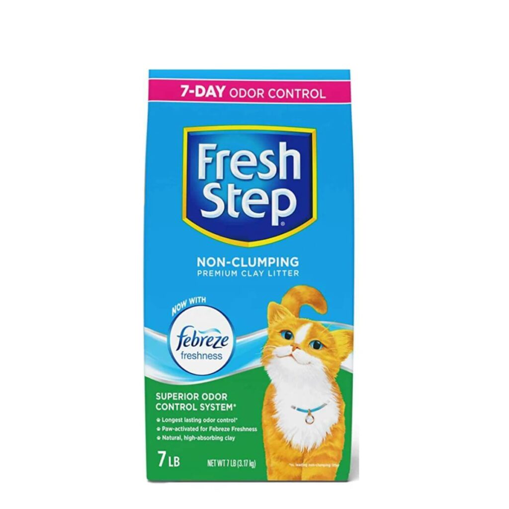 Arena Fresh Step Non Clumping Clay Cat Litter, Scented, 7 lb (3.17 kg ...