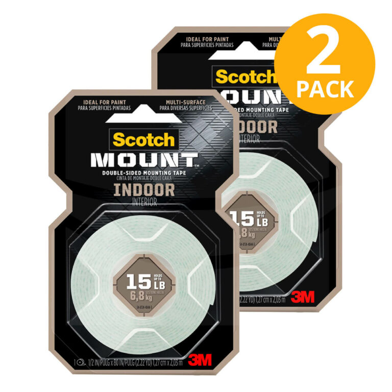 Cinta de Montaje Doble Cara, Scotch Mount, 2.03 mts (Pack de 2 ...