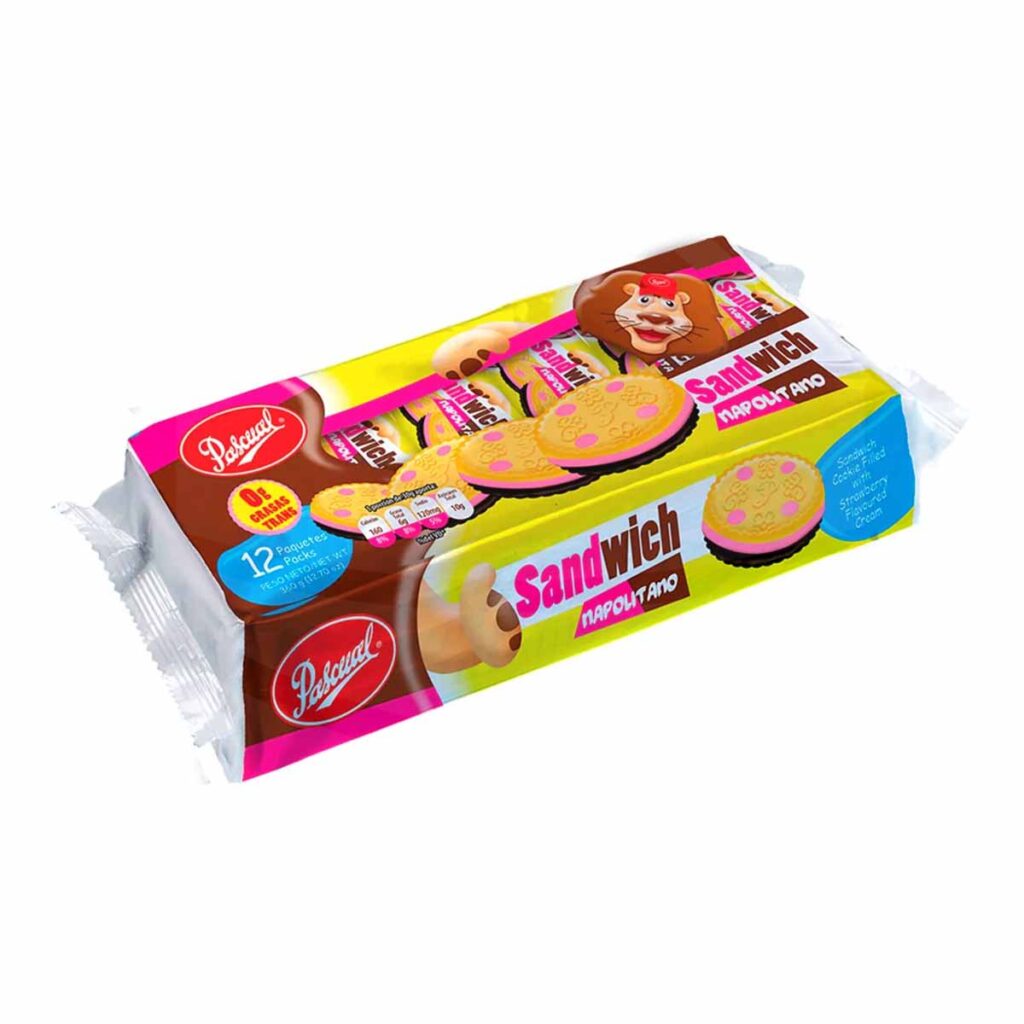 Galletas Sandwich Napolitano, 12 Paquetitos - Superunico - El ...