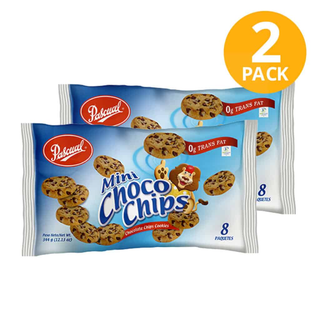 Galletas Mini Choco Chips, 16 Paquetitos (Pack de 2 x 8) - Superunico ...