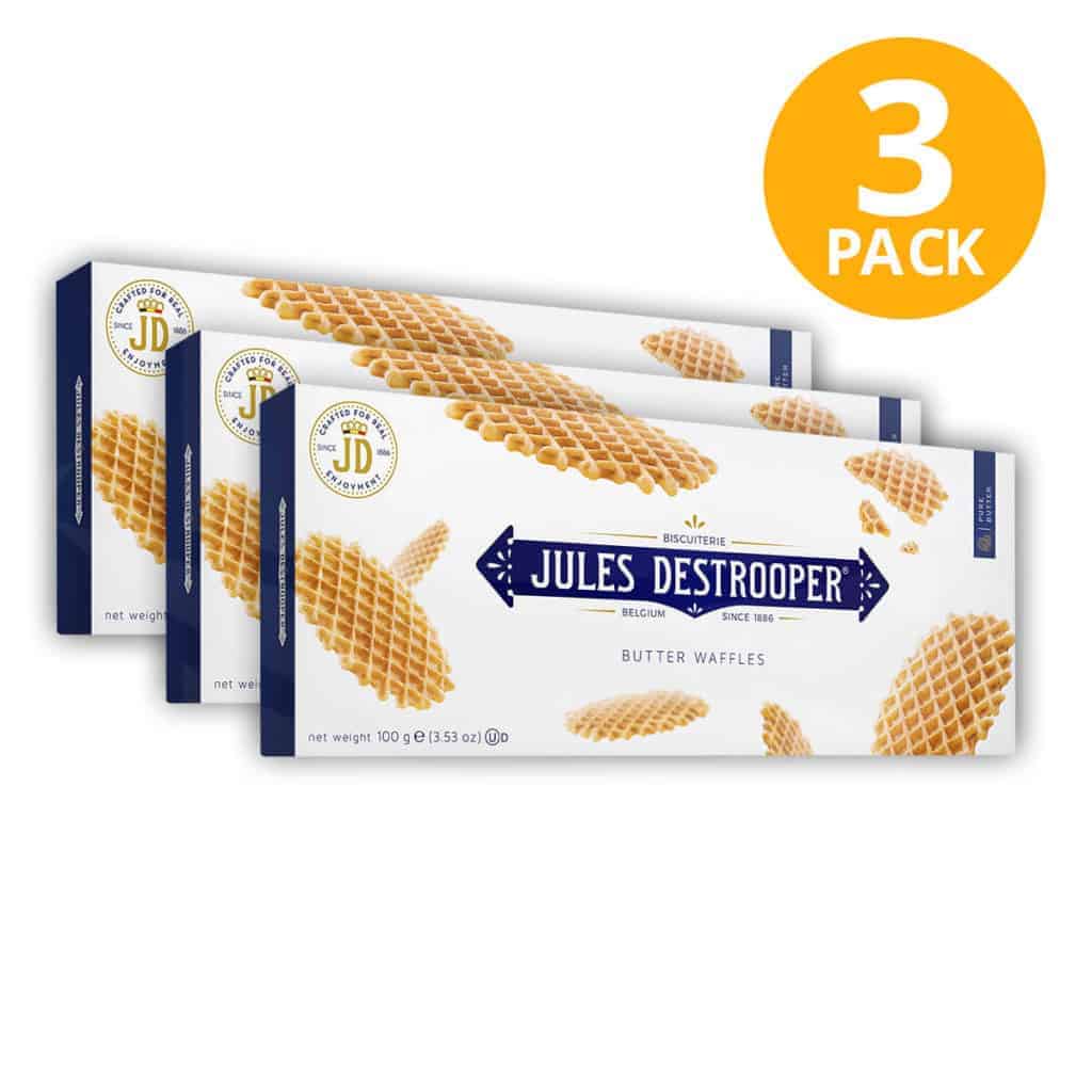 Waffles de Mantequilla, Jules Destrooper, 100 gr (Pack de 3 ...