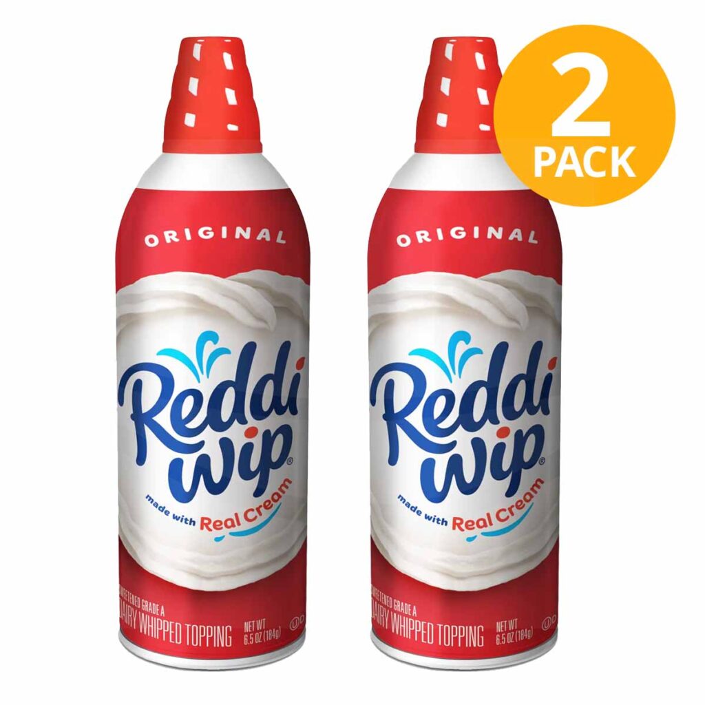 Reddi-Wip Original, Whipped Cream, 6.5 OZ (Pack de 2) - Superunico - El ...