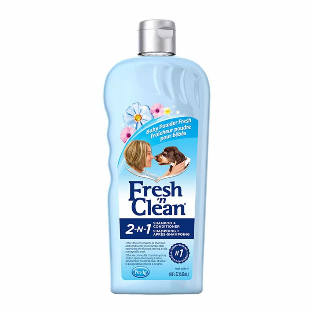 Shampoo y Acondicionador para Perros, Fresh ’n Clean, Baby Powder Fresh ...