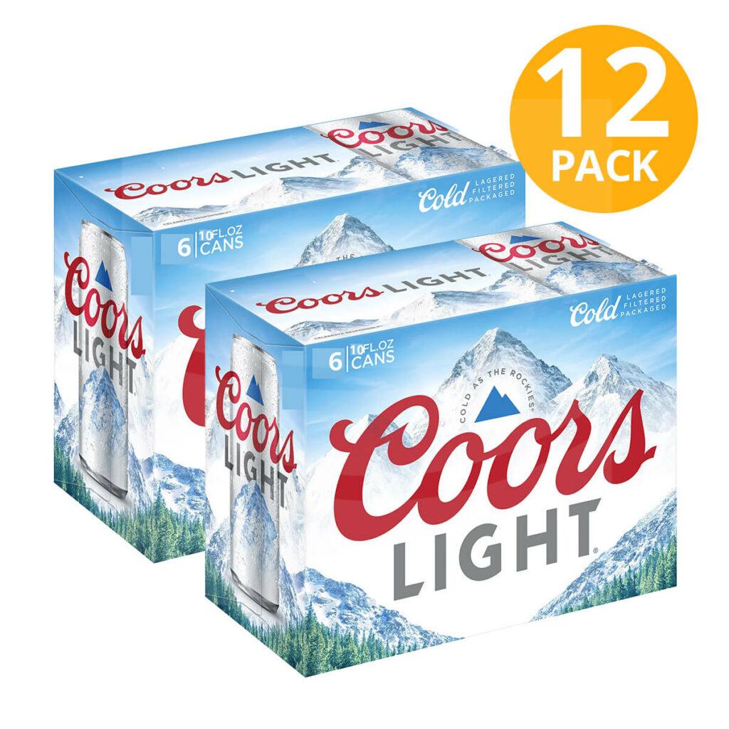 Coors Light, Cerveza, Lata, Six Pack 10 OZ (Pack de 2) - Superunico ...