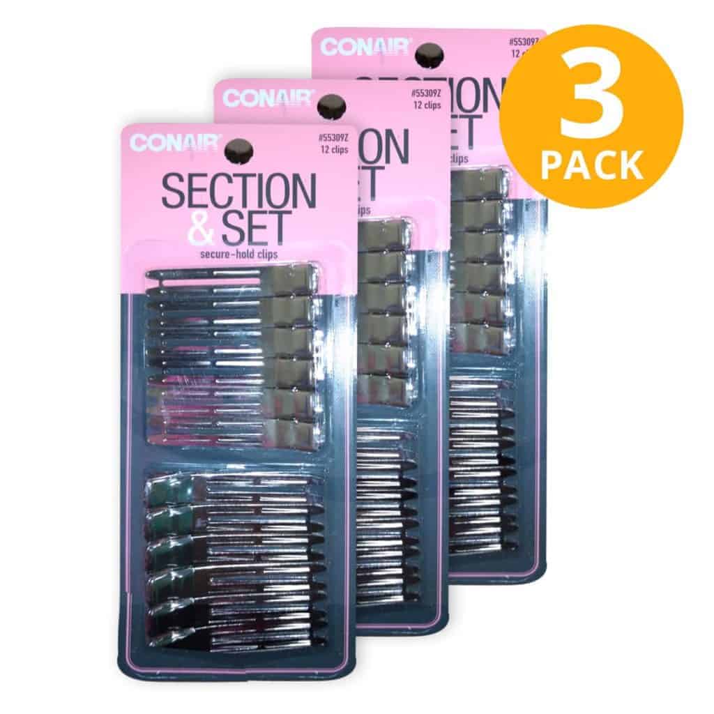 Conair, Section & Set, 36 Hair Clips (Pack de 3 x 12) - Superunico - El ...