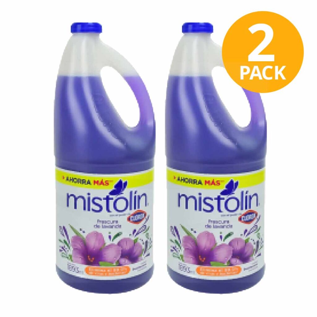 Mistolín Frescura de Lavanda, Limpiador Desinfectante, 1893 ml (Pack de ...