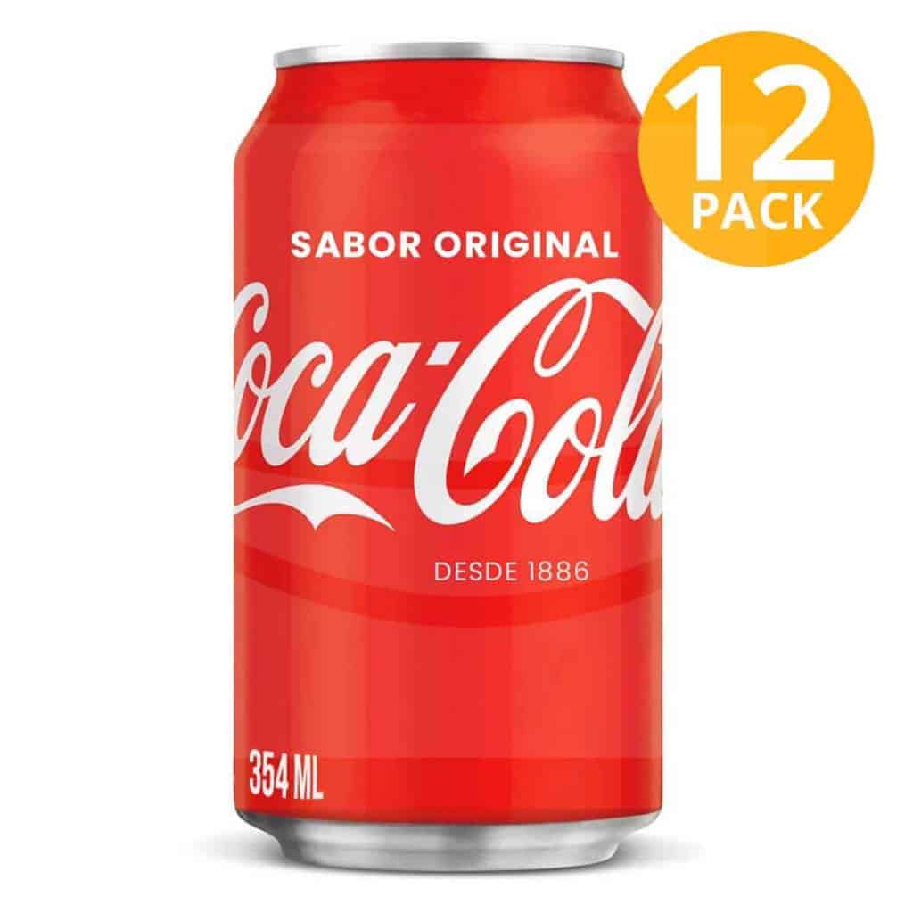 Coca Cola, Sabor Original, 354 ml (Pack de 12) - Superunico - El ...