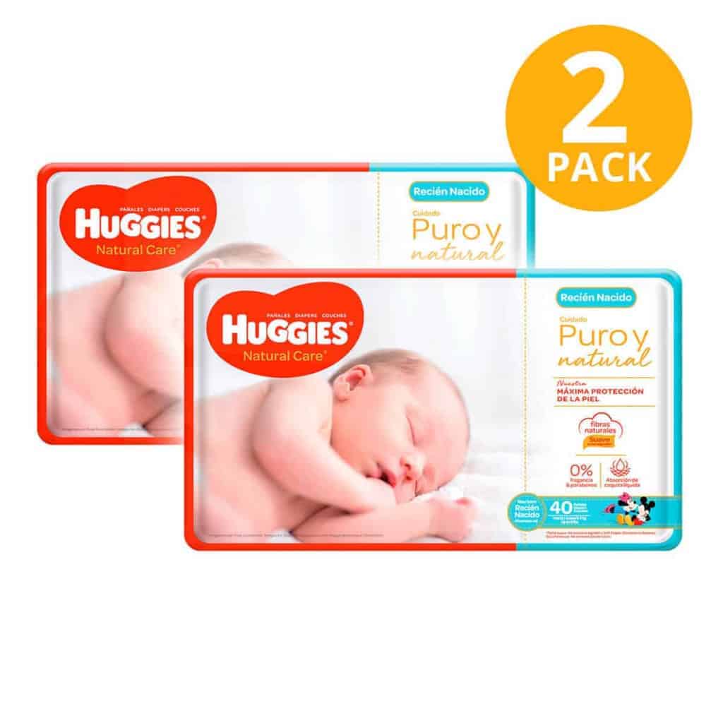 Huggies Primeros 100 Días, Recién Nacido, 80 Pañales (Pack de 2 x 40 ...