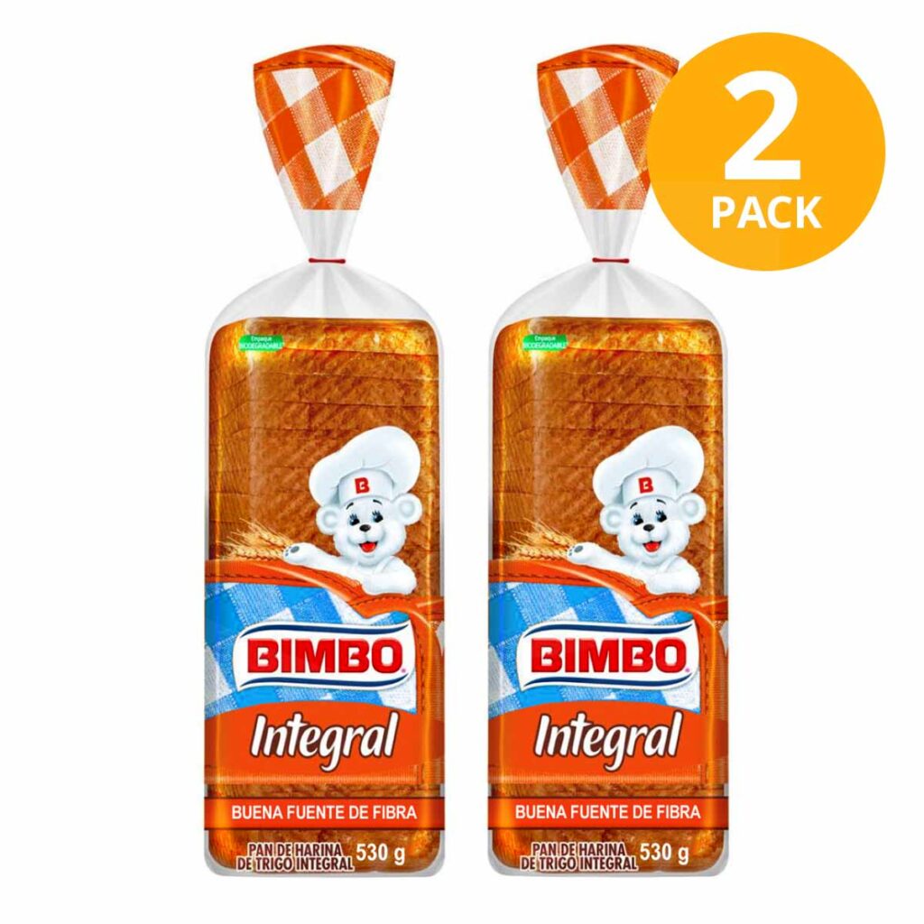 Bimbo, Pan Integral, 530 gr (Pack de 2) - Superunico - El Supermercado ...