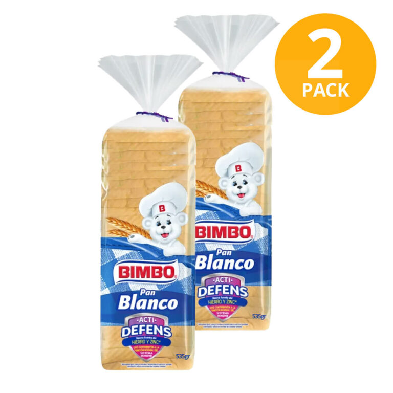 Bimbo, Pan Blanco, 535 gr (Pack de 2) - Superunico - El Supermercado ...