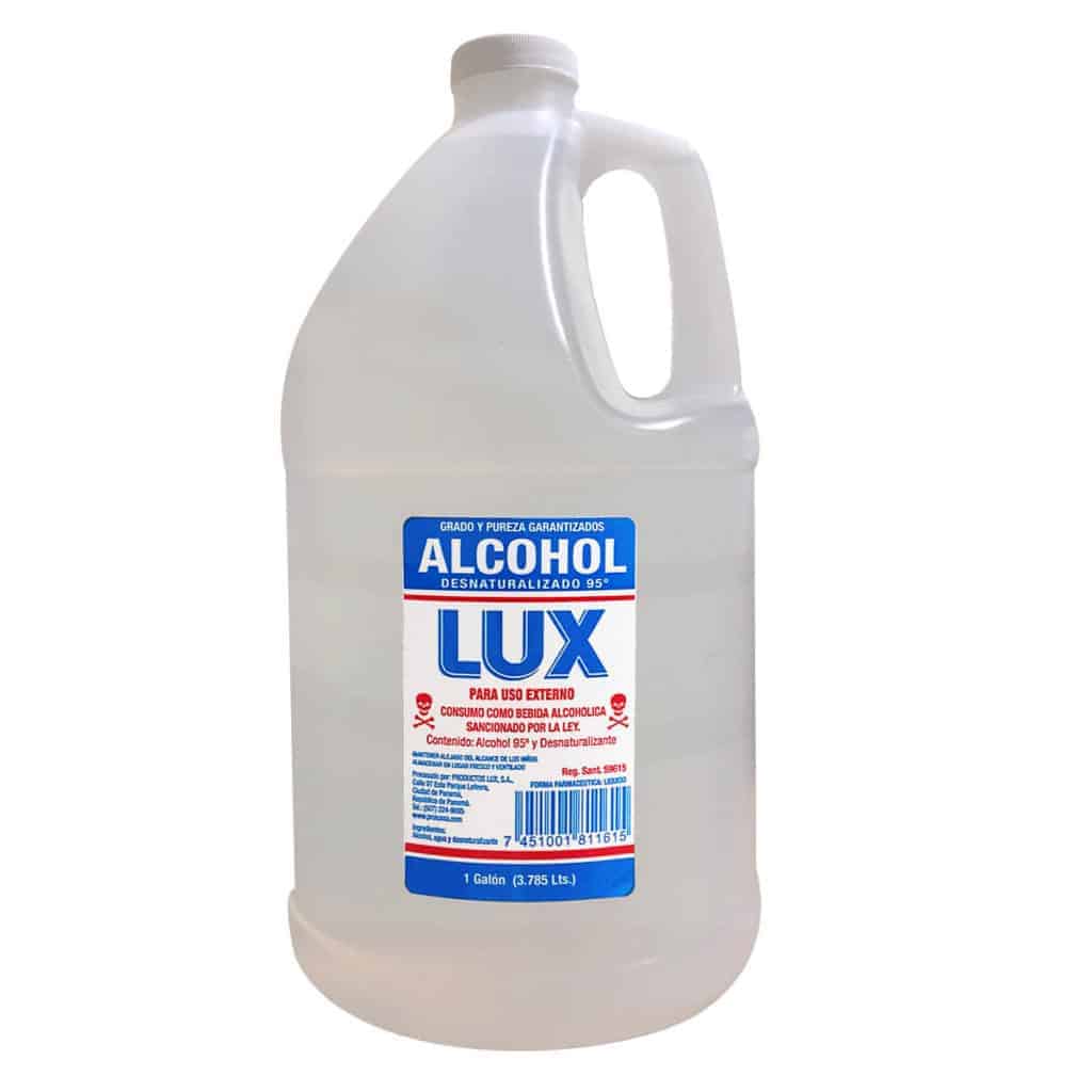 Alcohol 95% Lux, Desnaturalizado, 1 Galón - Superunico - El ...