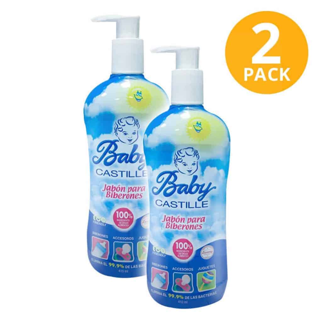 Baby Castille Jabón para Biberones, 410 ml (Pack de 2) - Superunico ...