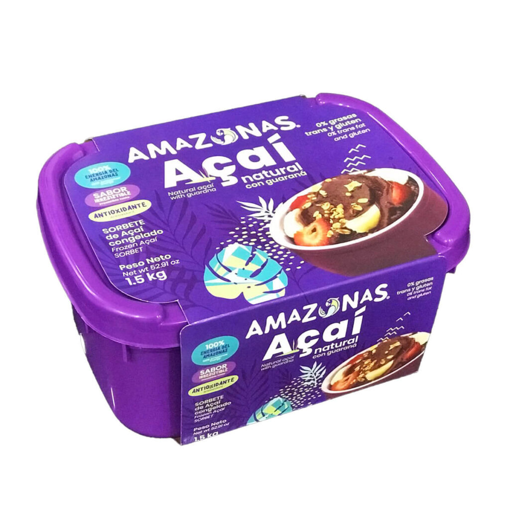 Açaí Amazonas Natural con Guaraná, 1.5 kg - Superunico - El ...