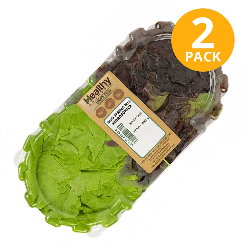 Lechuga Spring Mix, Healthy Growers, 200 gr (Pack de 2) - Superunico ...
