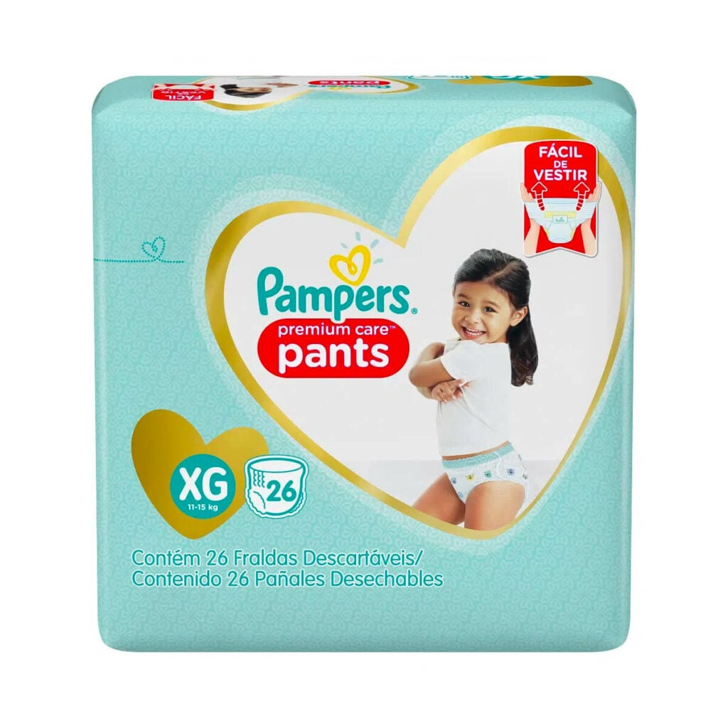 Pampers Pants Premium Care, Talla XG, 26 Pañales - Superunico - El ...