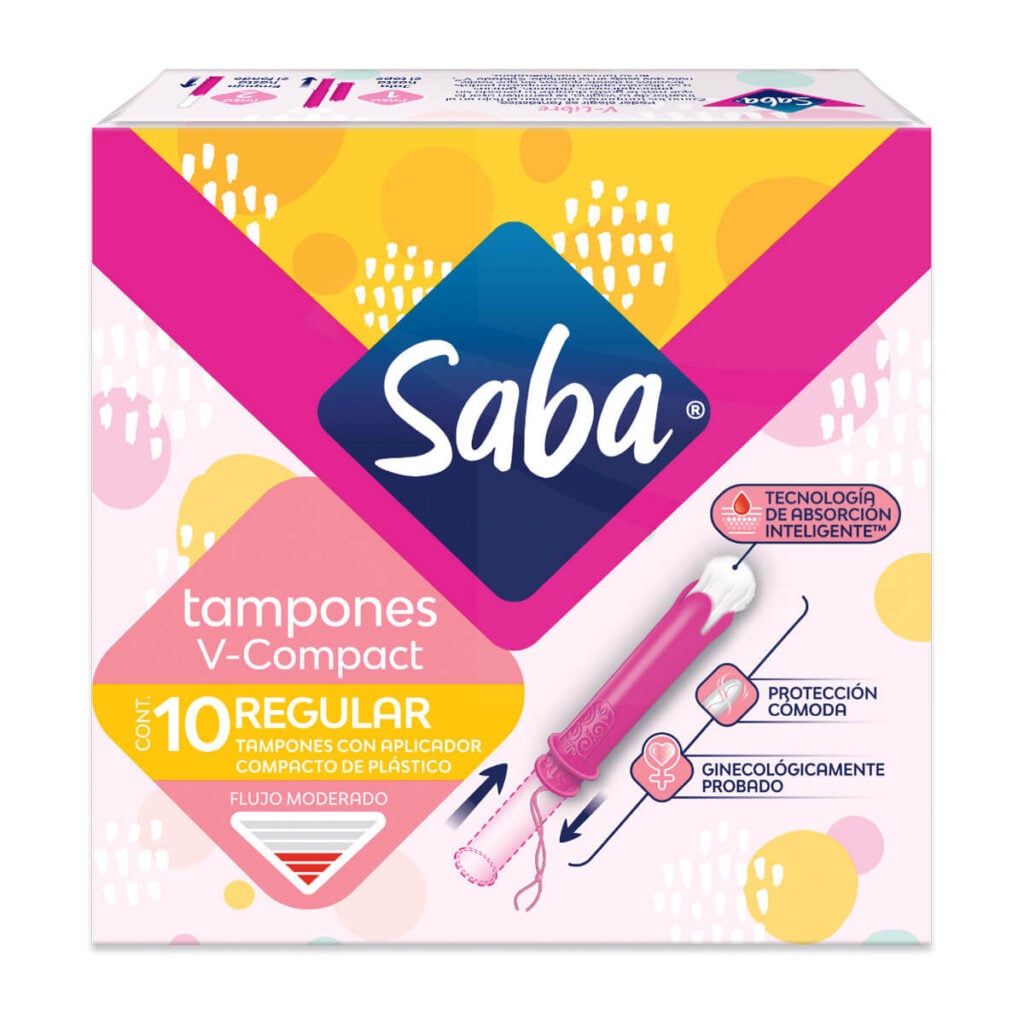 Saba Tampones Compactos, Regular, 10 Tampones - Superunico - El ...