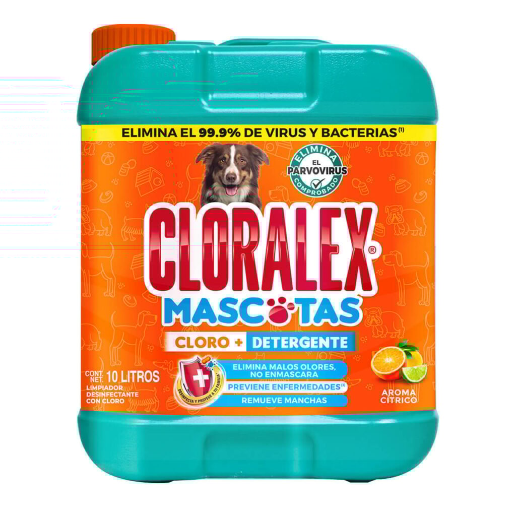 Cloralex Mascotas Desinfectante de Áreas, 10 L - Superunico - El ...