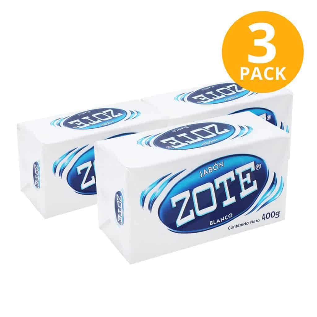 Jabón ZOTE, Blanco 400 gr (Pack de 3) - Superunico - El Supermercado ...
