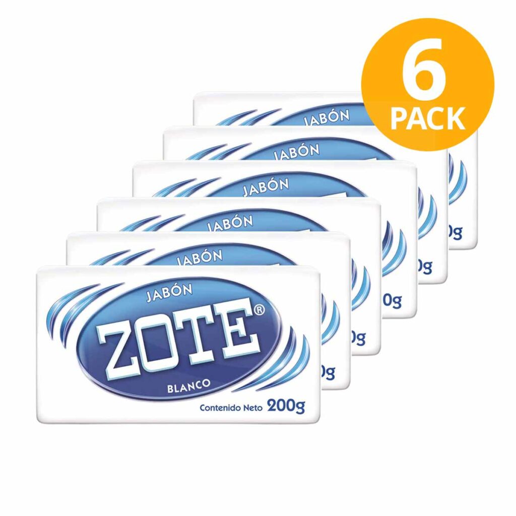 Jabón ZOTE, Blanco 200 gr (Pack de 6) - Superunico - El Supermercado ...