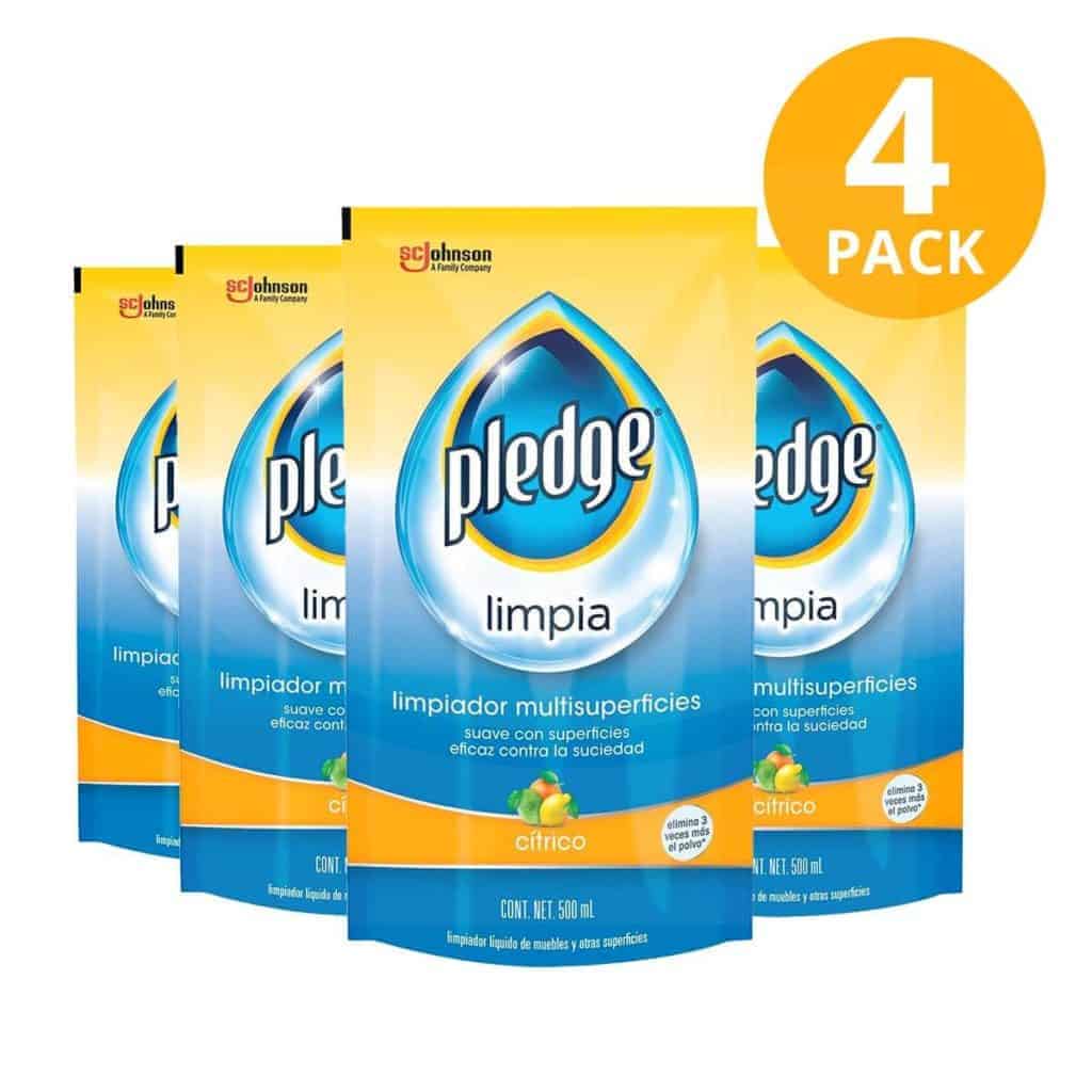 Pledge Multisuperficies, Limpiador de Muebles y Superficies, Refill 500 ...