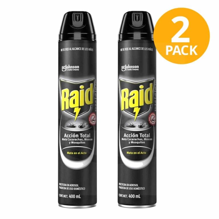 Raid Acción Total, Spray Insecticida 400 ml (Pack de 2) - Superunico ...