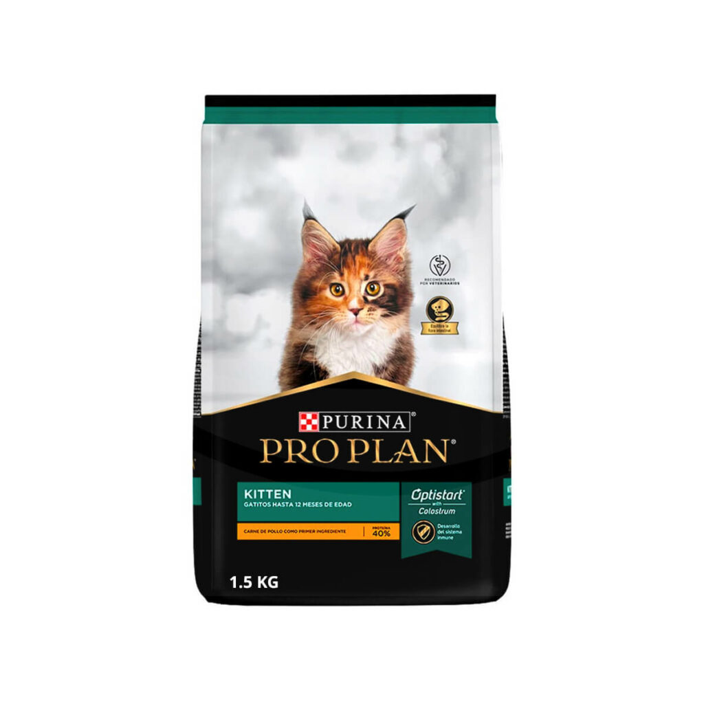 Purina Pro Plan Kitten, Optistart, Pollo, 1.5 kg - Superunico - El ...