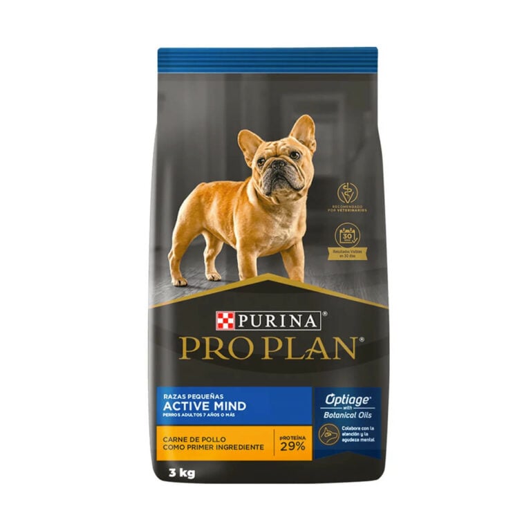 Purina Pro Plan Active Mind, Adult, Razas Pequeñas, Optiage, Pollo, 3 ...