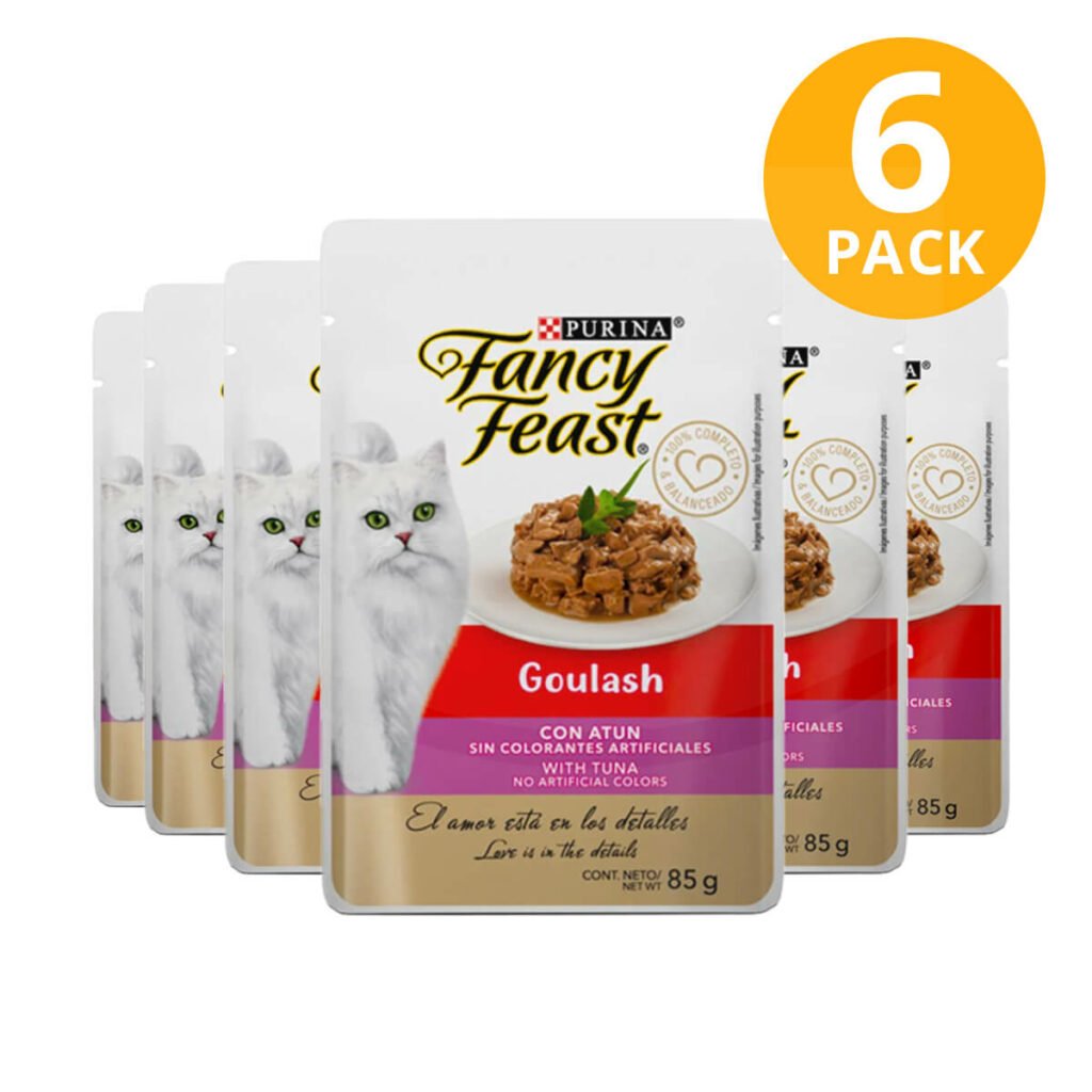 Purina Fancy Feast, Goulash con Atún, 85 gr (Pack de 6) - Superunico ...
